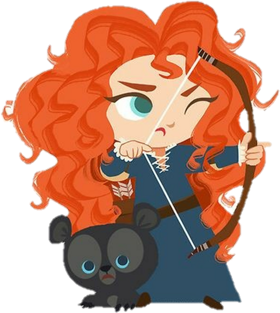 Download HD #disney #merida - Cute Little Disney Princess Transparent ...