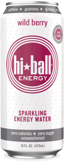 Download HD Hiball Sparkling Energy Water Wild Berry - Hi Ball Wildberry Sparkling Energy Water ...
