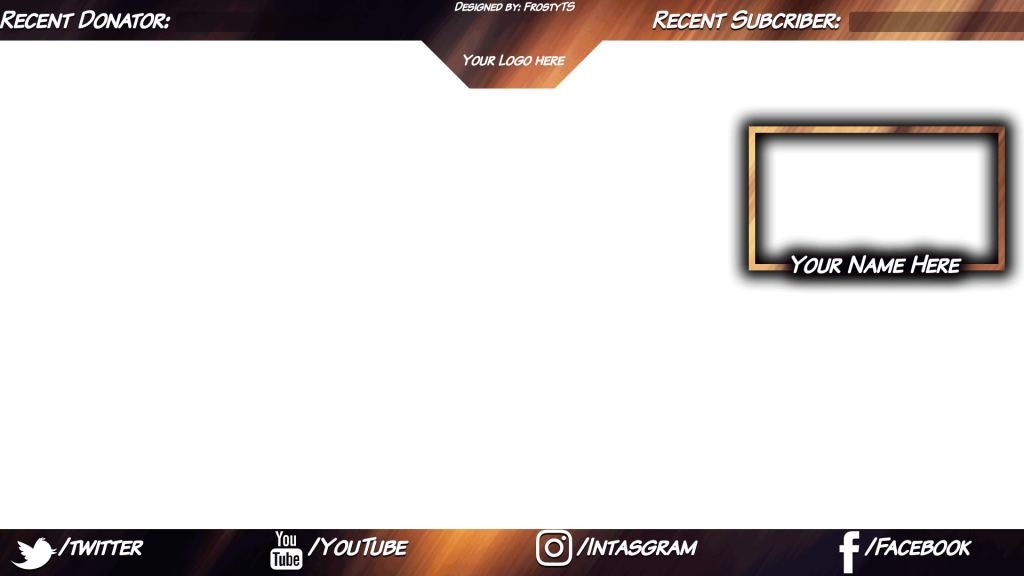 Download Custom Made Overlay And Webcam Overlay - Youtube - HD ...