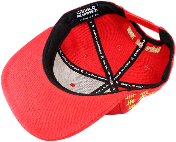 Download Canelo Alvarez 24k Snap Back Red - Baseball Cap - HD ...