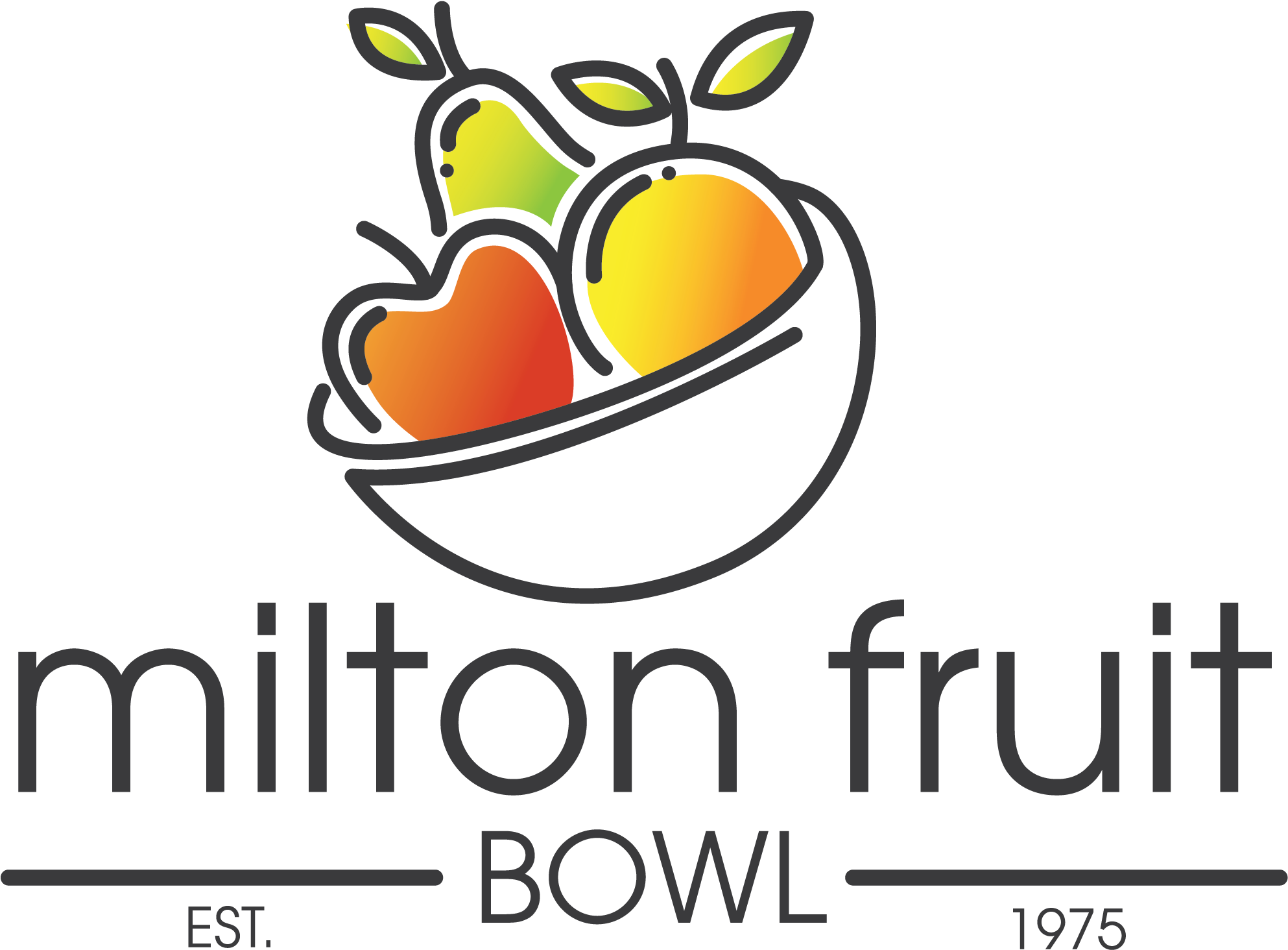 Download HD Milton Fruit Bowl Logo Stacked-01 - Graphic Design ...