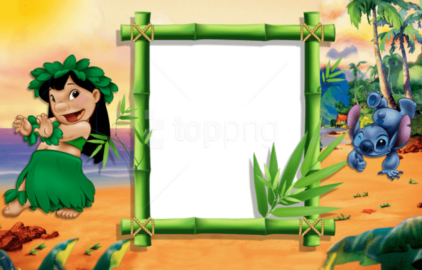 Download Free Png Lilo And Stitch Png Kids Frame Background - Lilo Y ...