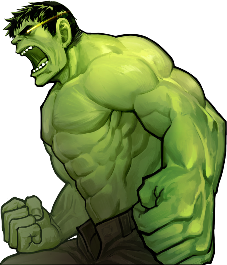 Download Avengers Hulk By - Hulk Side View Drawing - HD Transparent PNG ...