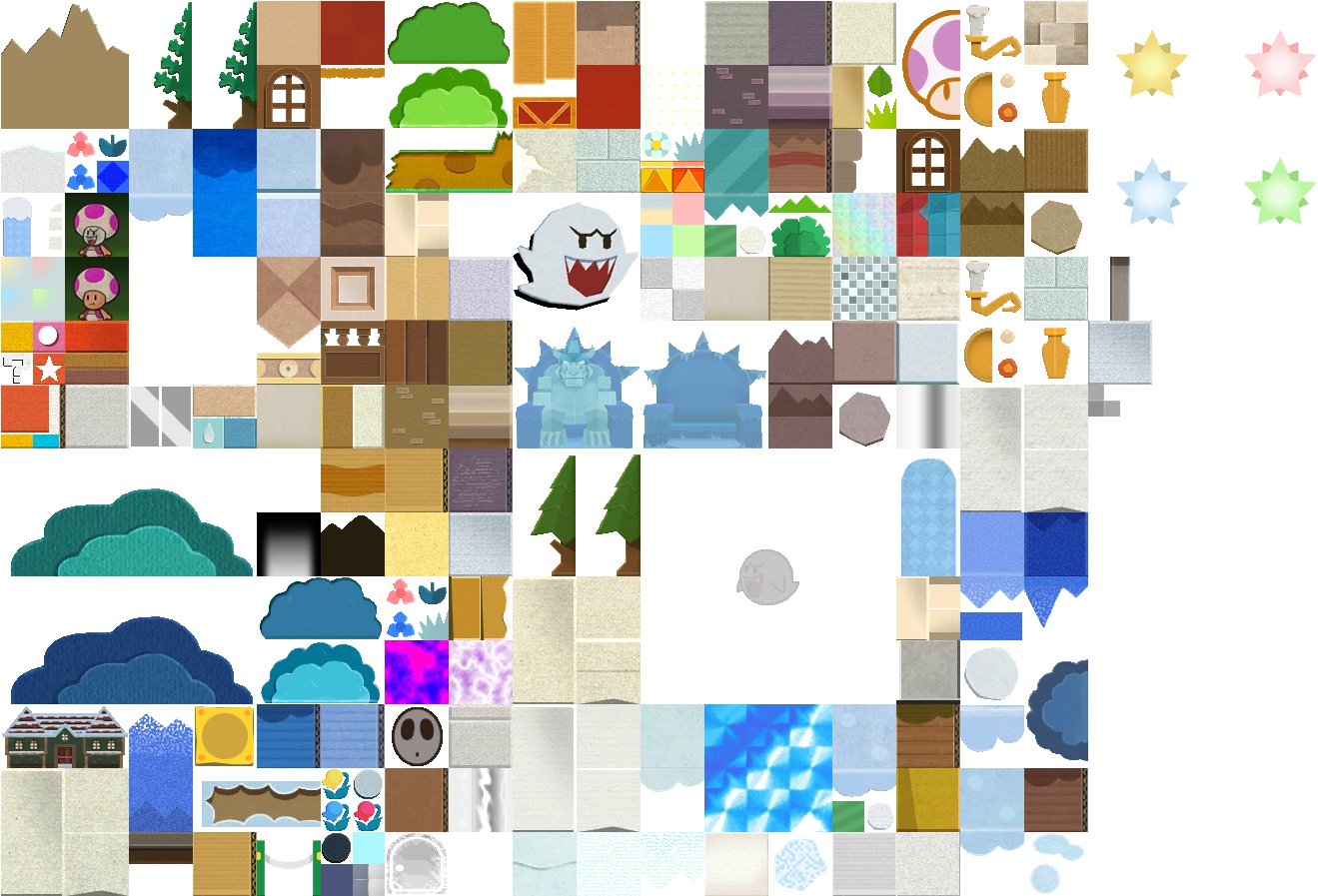 Download Previous Texture - Paper Mario Sticker Star World Map - HD ...