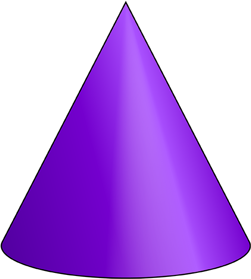 Download Cone 3 D Shape - 3d Shapes Of Cone - HD Transparent PNG ...