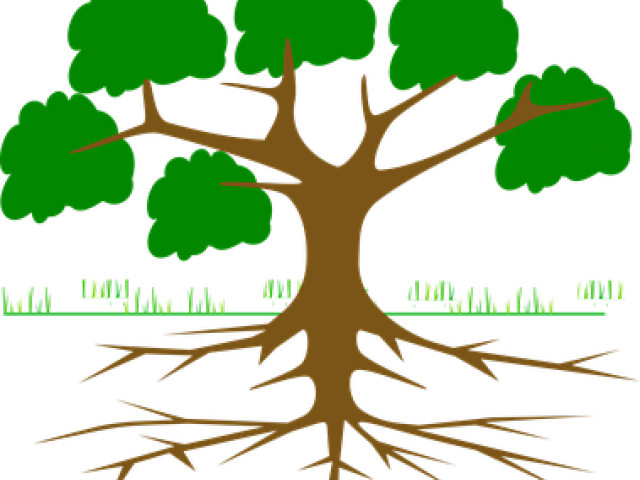 Download Roots Clipart Animated Tree - Tree With Roots Cartoon - HD ...