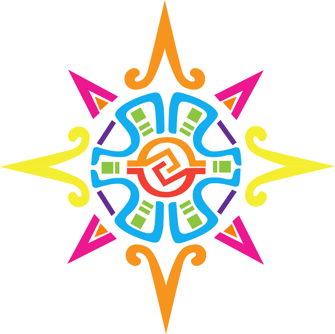 Mayan Sun Symbol