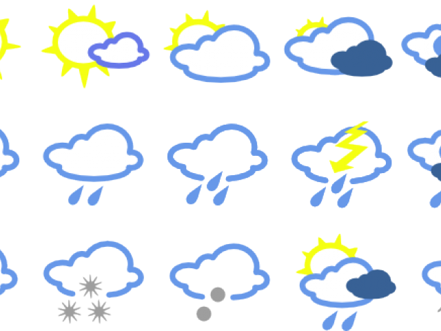 Download Weather Cliparts - Transparent Weather Symbols - HD ...