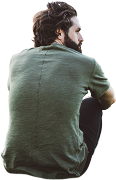 Download Man Sitting From Behind Png - HD Transparent PNG - NicePNG.com