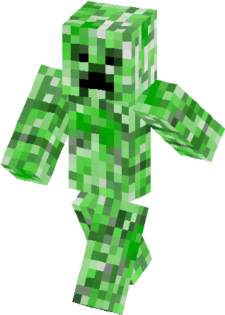 Download Creeper Skin Png Clip Transparent Library - Minecraft Creeper ...