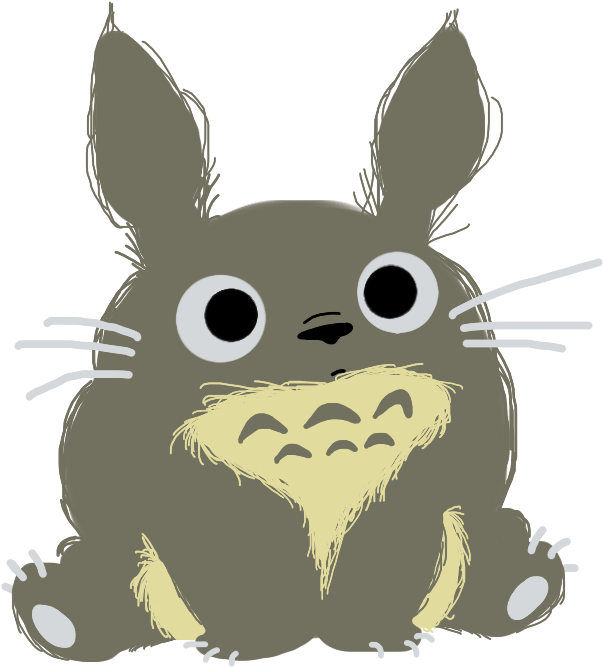 Download Totoro By Doddlefur On Deviantart - Cute Totoro Transparent ...