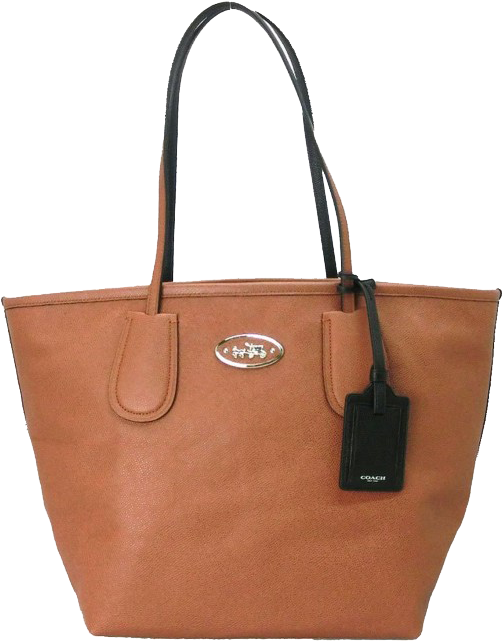 Download Coach Ladies Havan Leather Double Hands Tote Bag - Handbag ...