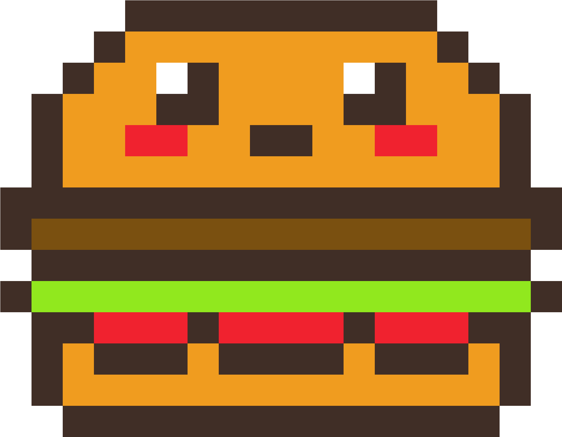 Download Hamburger Pixel Art - Pixel Burger - HD Transparent PNG ...