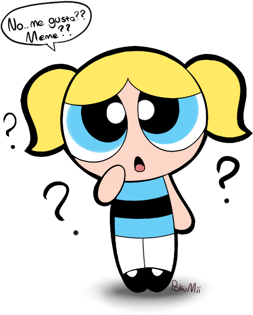 Download HD Confused Bubbles - Cartoon Transparent PNG Image - NicePNG.com