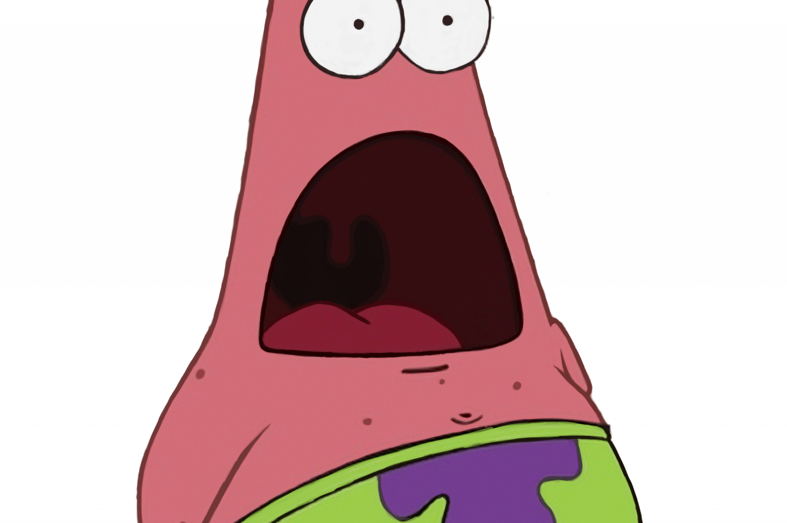 Surprised Patrick Background