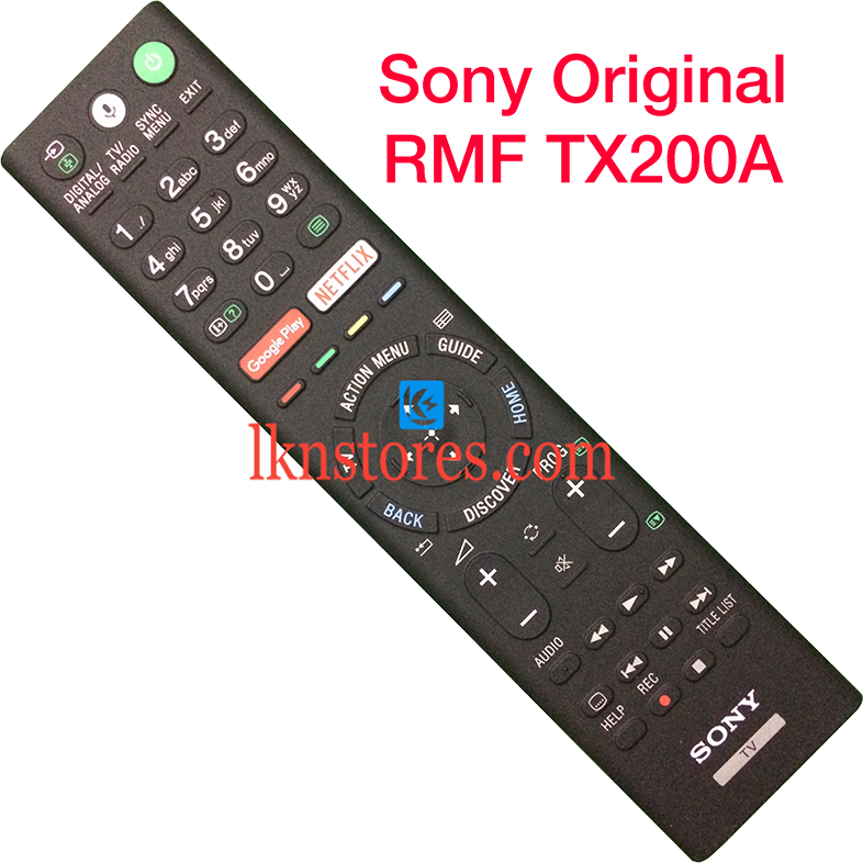 Download Sony Rmf Tx200a Original Led Tv Remote With Google - Bgh ...