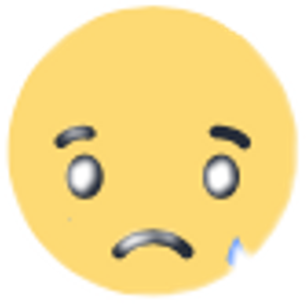 Download HD Frown Sticker - Circle Transparent PNG Image - NicePNG.com