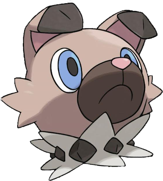 Download Rockruff Head - Tomy Pokemon Rockruff 8-inch Plush - HD ...