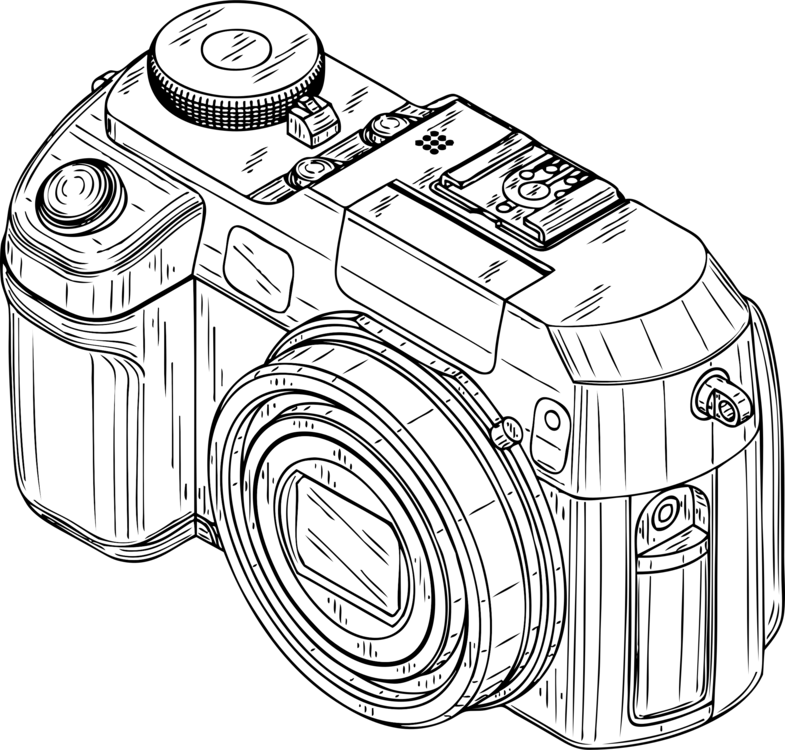 Download Photographic Film Digital Cameras Digital Slr Drawing ...