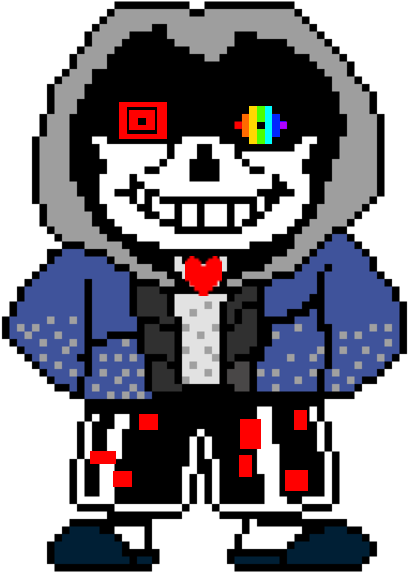 Download Hyperdust - Minecraft Pixel Art Sans - HD Transparent PNG ...