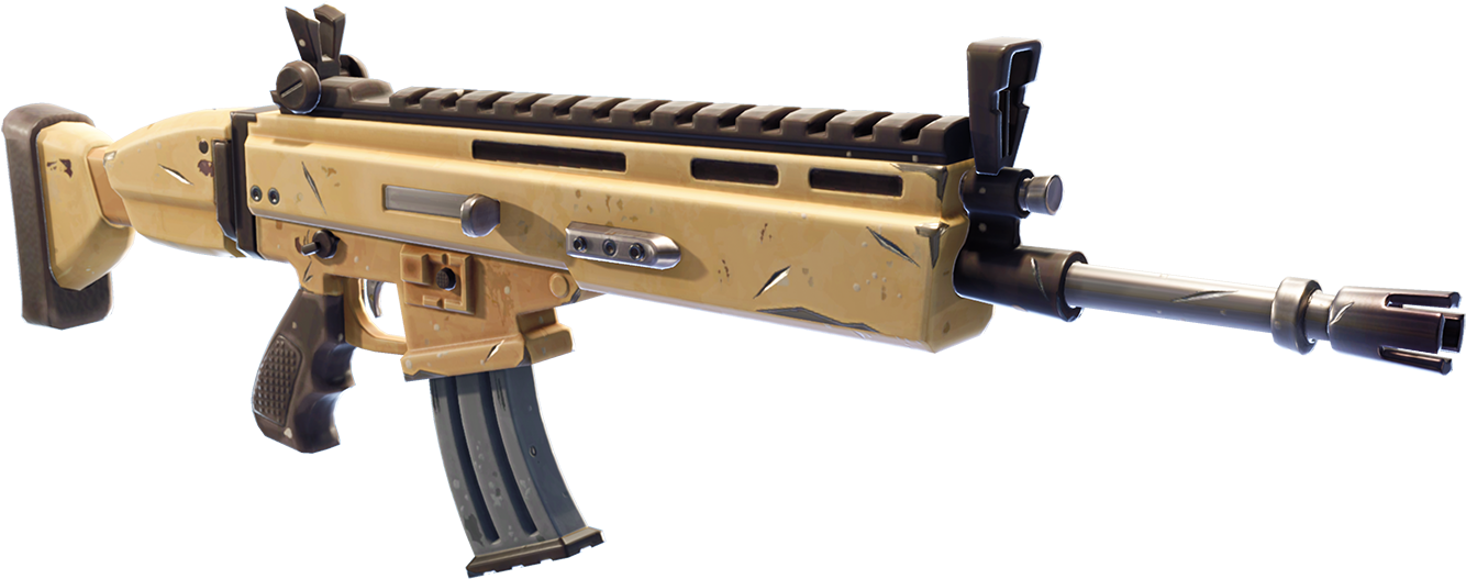 Download Scar Png - De Scar De Fortnite Battle Royale - HD Transparent ...