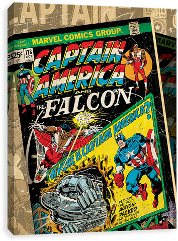 Download HD Captain America And The Falcon - Lamina Framed Poster ...