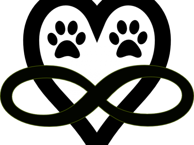 Heart Tattoos Clipart Infinity Sign - Dog Paw PNG image free download ...