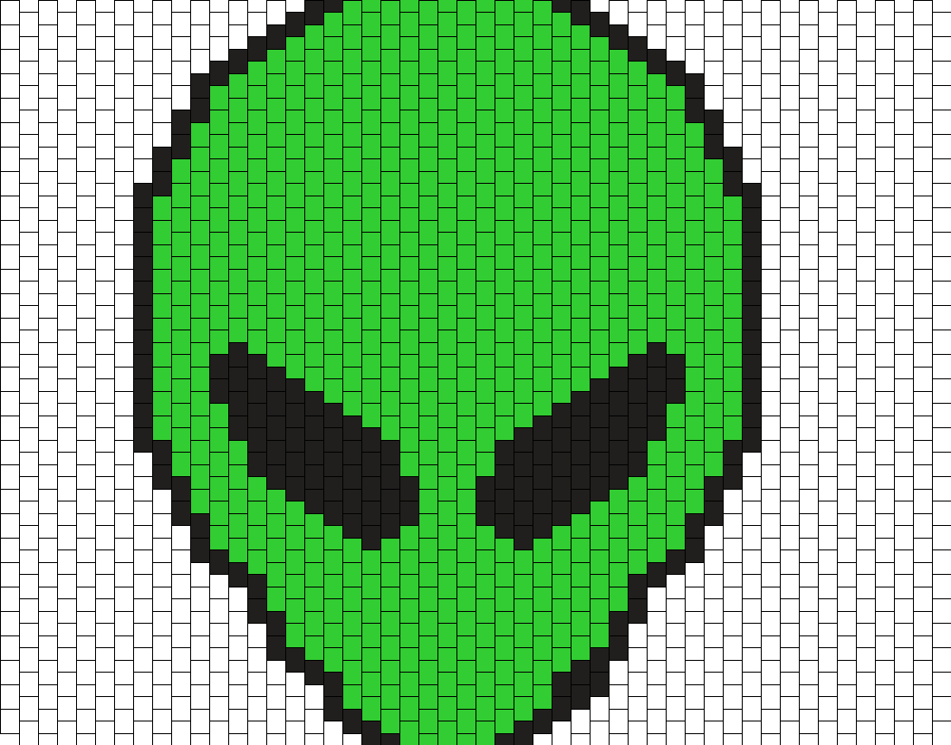 Download HD Alien Head W Border - Deadpool Logo Pixel Art Transparent ...