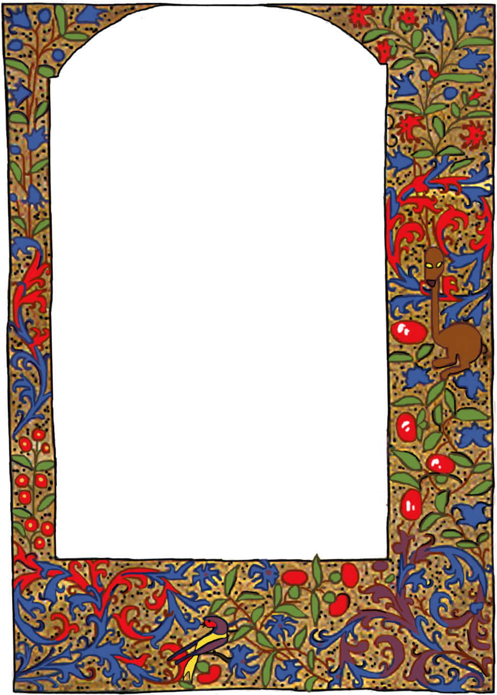 Download Medieval Border Frame - Medieval Illumination Frame Png - HD ...