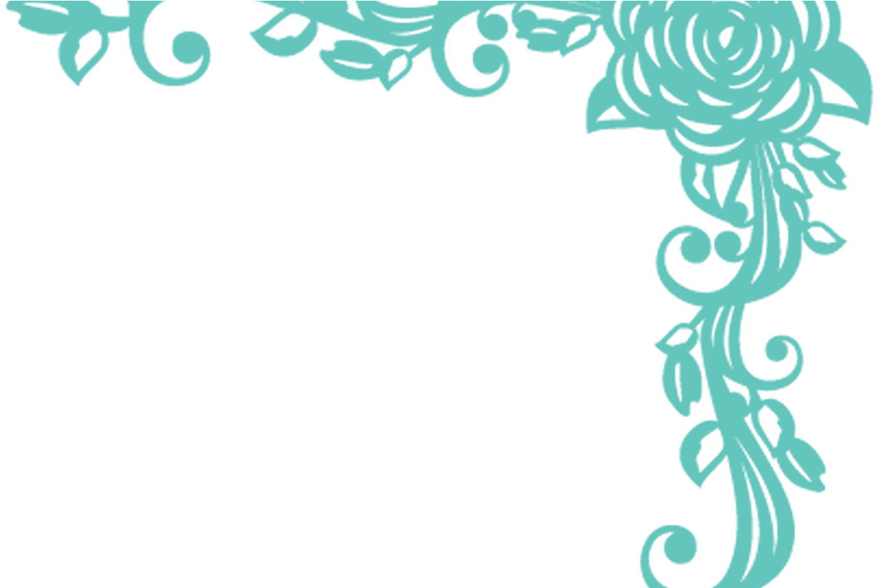 Download Rose Corner Flourish Svg Scrapbook Cut File Cute Clipart ...