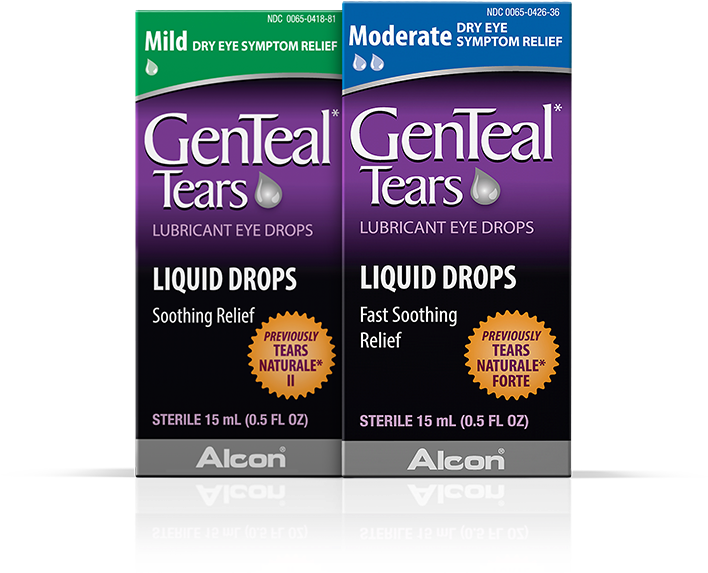 Download HD Genteal® Tears Liquid Eye Drops - Genteal Tears Mild Eye ...