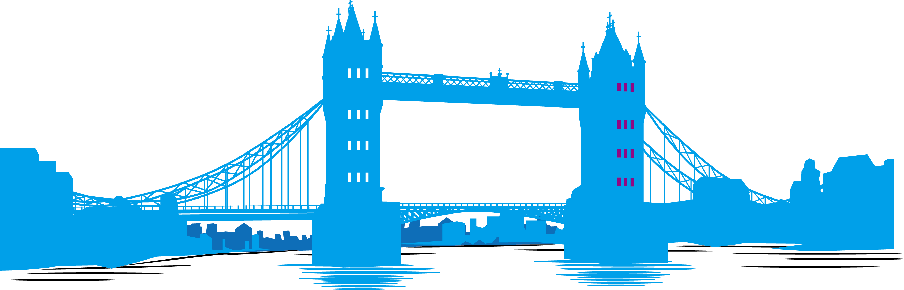 Download HD Tower Bridge Clipart Blue Bridge - Tower Bridge Transparent ...