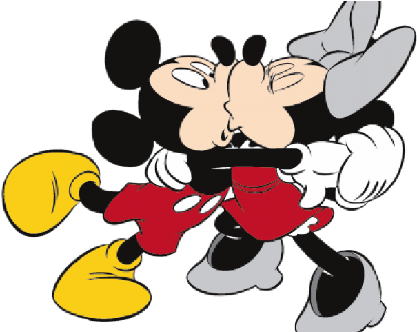 Download HD Mickey Mouse Minnie Kiss Transparent PNG Image - NicePNG.com
