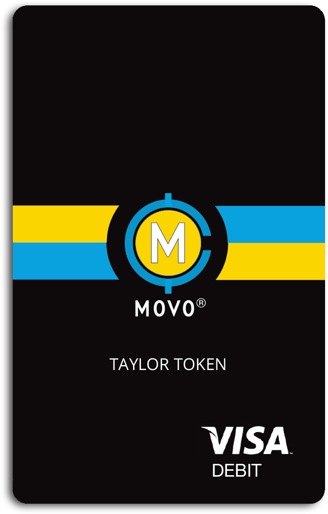 Download HD Visa® Prepaid Debit Plastic Card - Movo Debit Card ...