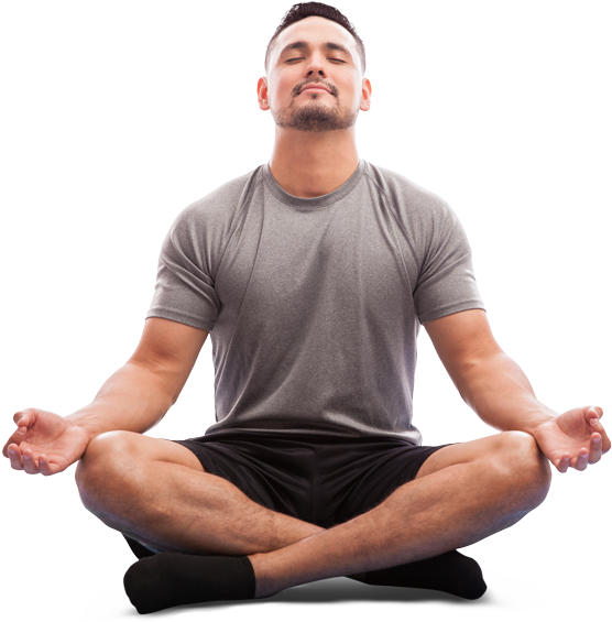 Download Be Part Of Fun And Healthy Workout Sessions , - Man Meditating ...
