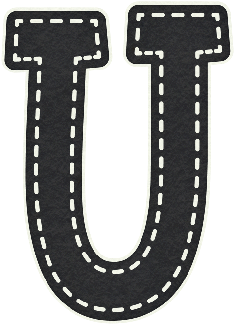 Download HD Letras Mayúsculas Para Imprimir De Color Negro - Letra O En ...